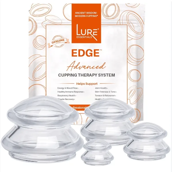 Lure Essentials EDGE Advanced Cupping System 4 Cups - Elemental Compass